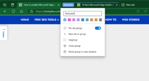 Microsoft Edge tab groups: Organize Browsing sessions easily