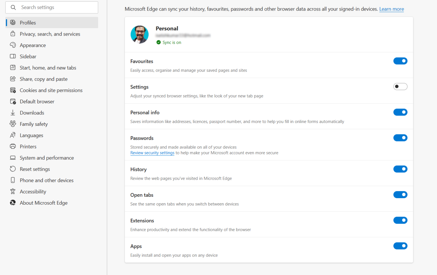 How to Sync Microsoft Edge Settings, info, data & passwords?