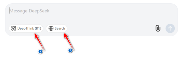 What are the DeepSeek’s DeepThink (R1) and Search Features?