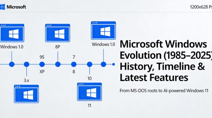 Microsoft Windows Evolution 2026: History, Timeline and more